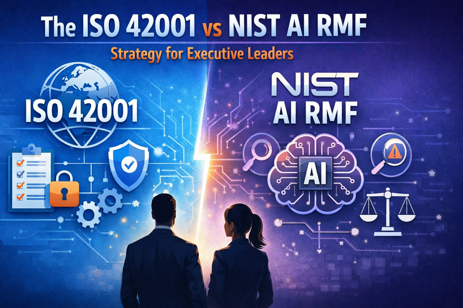 ISO 42001 vs NIST AI RMF Guide for Global AI Trust Standards